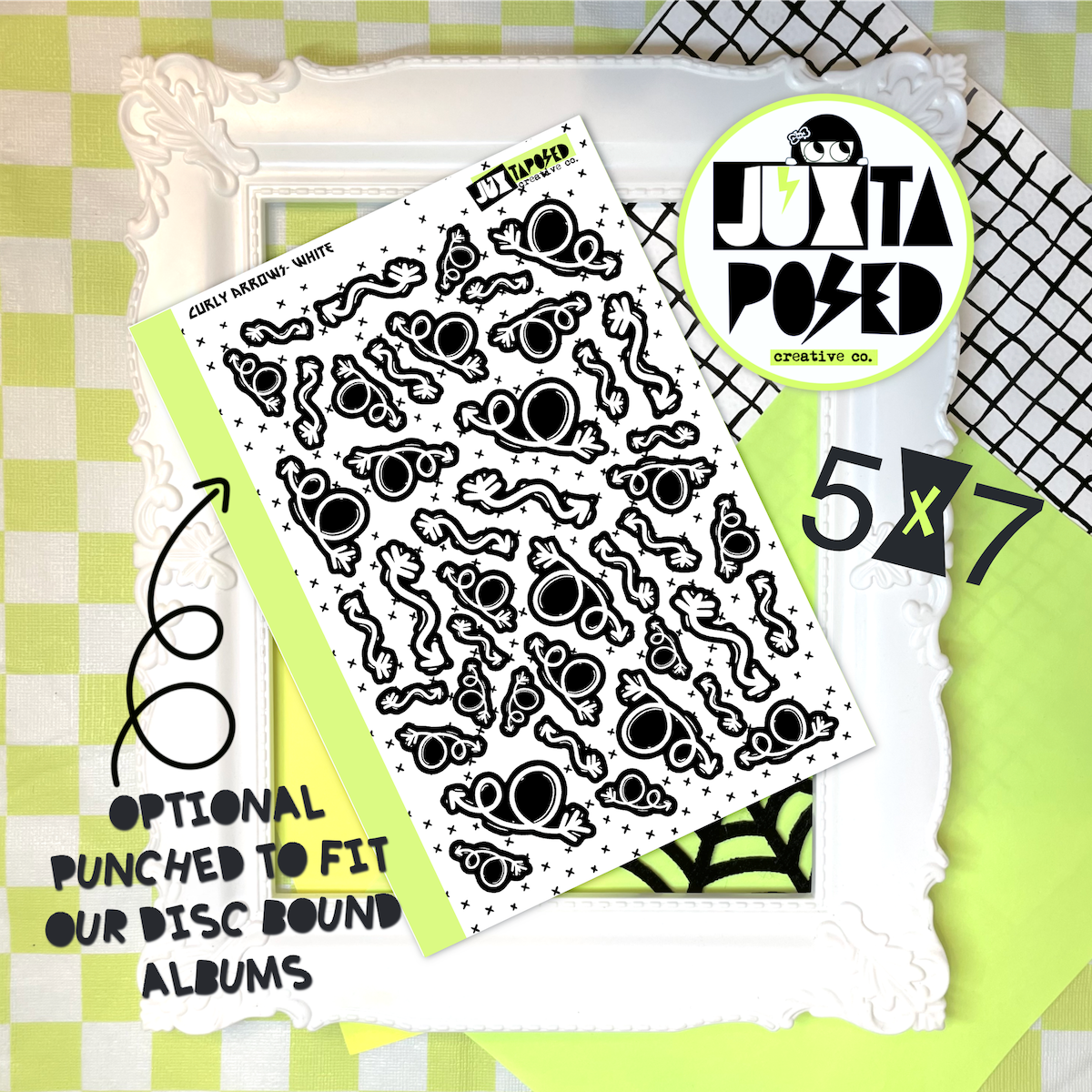 Curly arrows blackout – Juxtaposed creative co